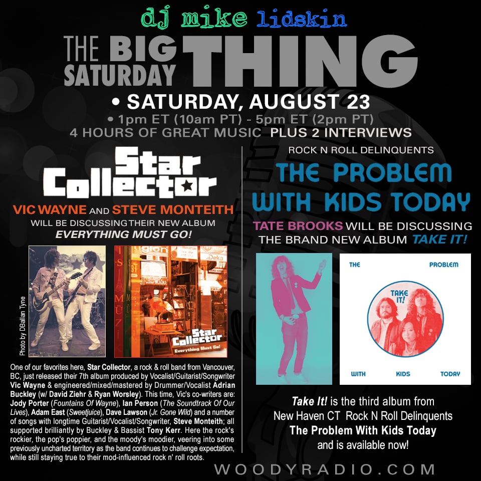 Woody Radio DJ Mike Show #597 8/23/2025: Conversations with Vic Wayne ...